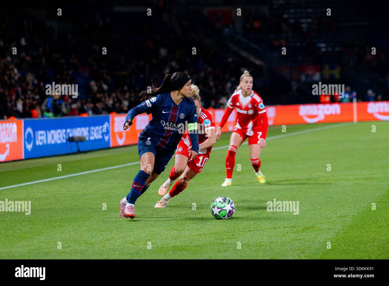 Sakina Karchaoui (7 Paris Saint-Germain) in action during the UEFA ...