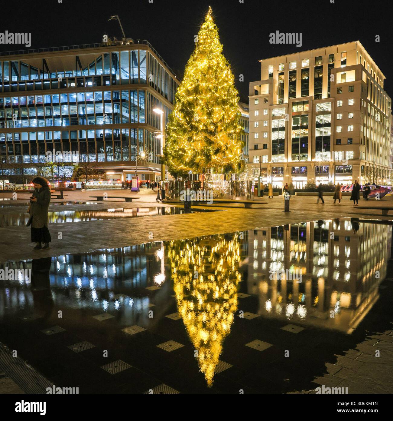 London, UK. 20th Nov, 2025. A 60-foot traditional Christmas tree ...