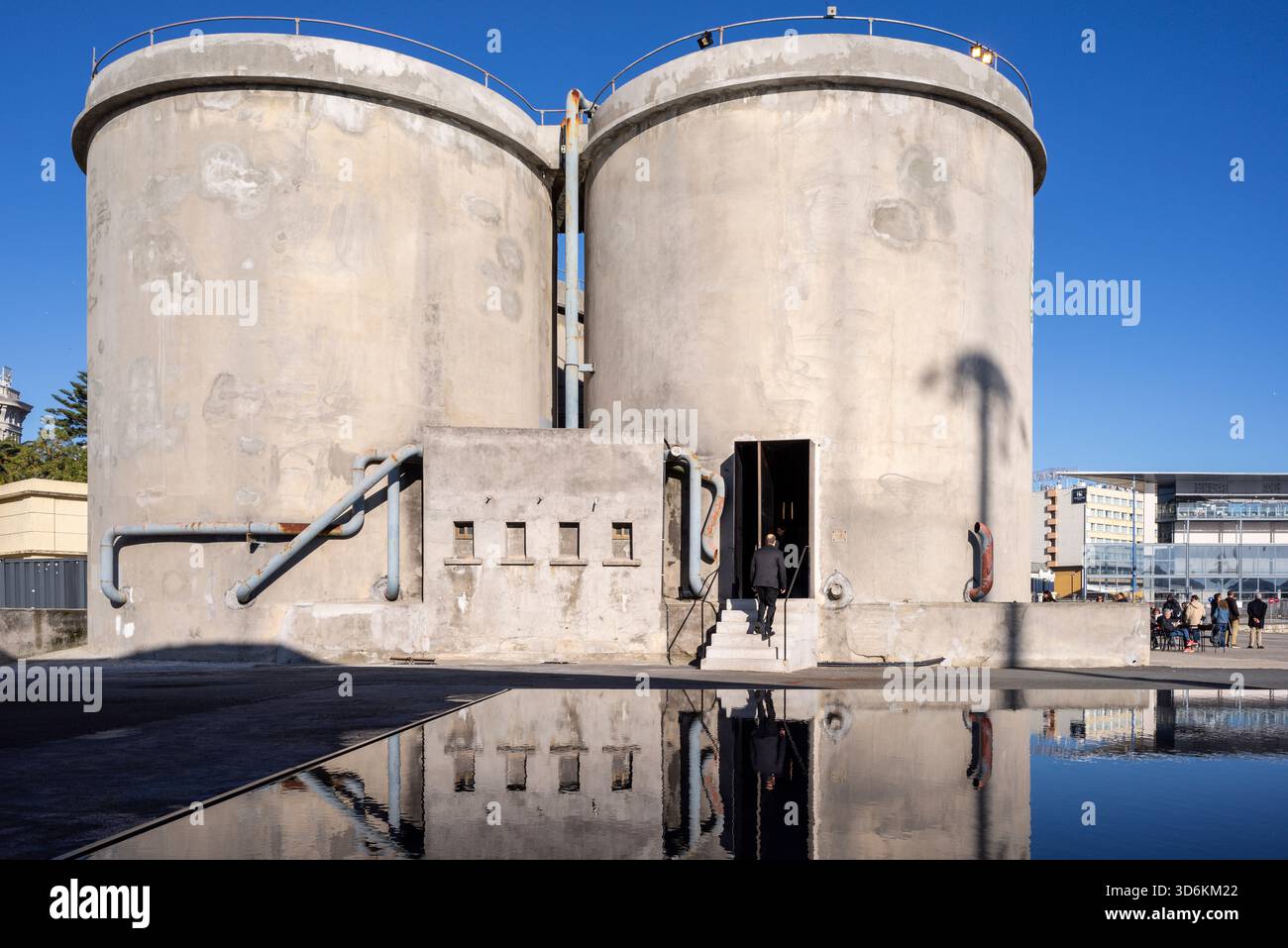 Old cement silos converted into a museum and foundation, Marta Ortega ...