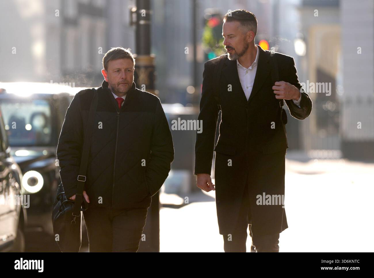 Arsenal managing director Richard Garlick (left) and co-chairman Josh ...