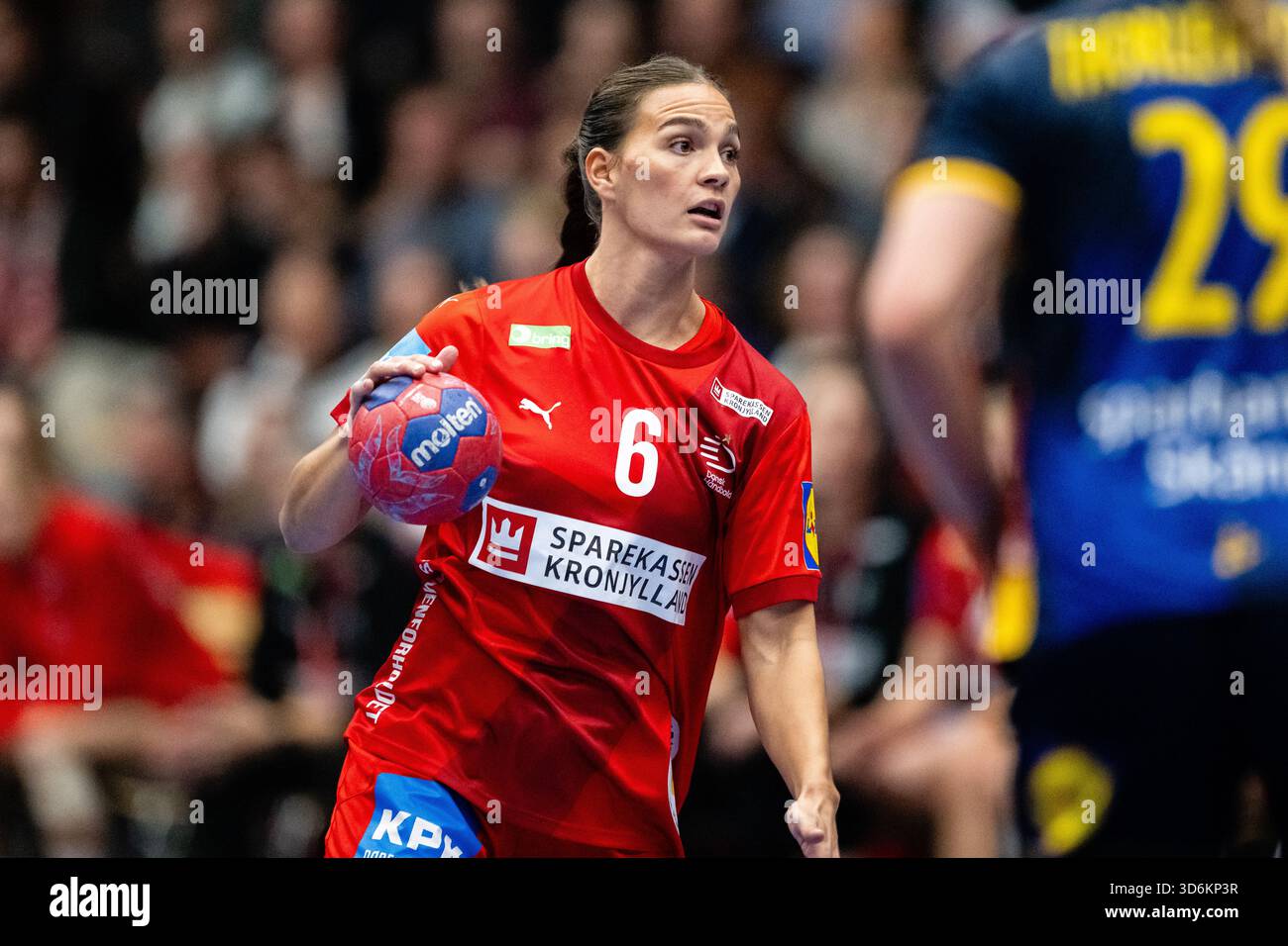 Naestved, Denmark. 20th, November 2025. Helena Elver (6) of Denmark ...