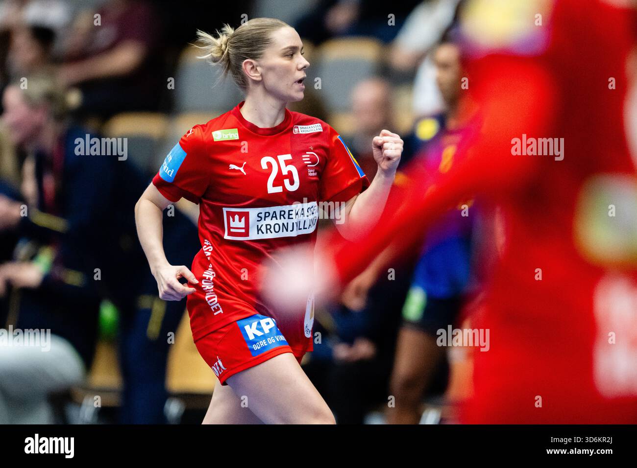Naestved, Denmark. 20th, November 2025. Trine Ostergaard Jensen (25) of ...