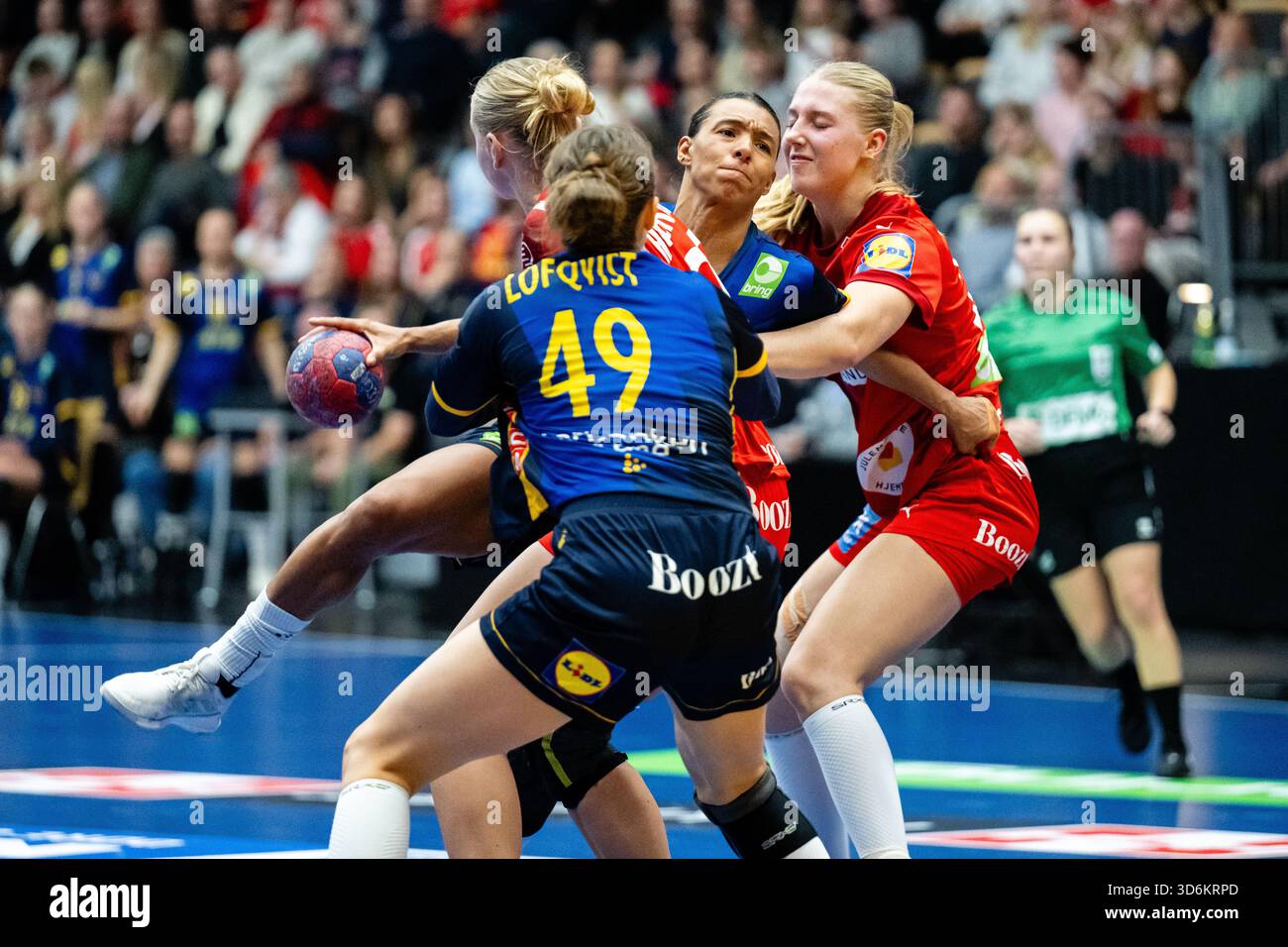 Naestved, Denmark. 20th, November 2025. Jamina Roberts (8) of Sweden ...