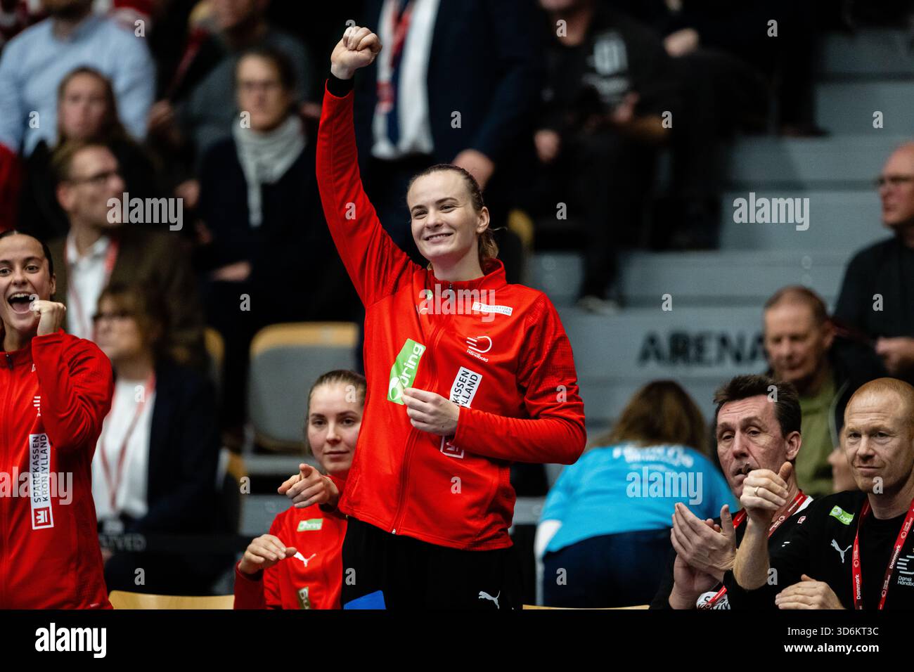 Naestved, Denmark. 20th, November 2025. Anna Kristensen of Denmark seen ...