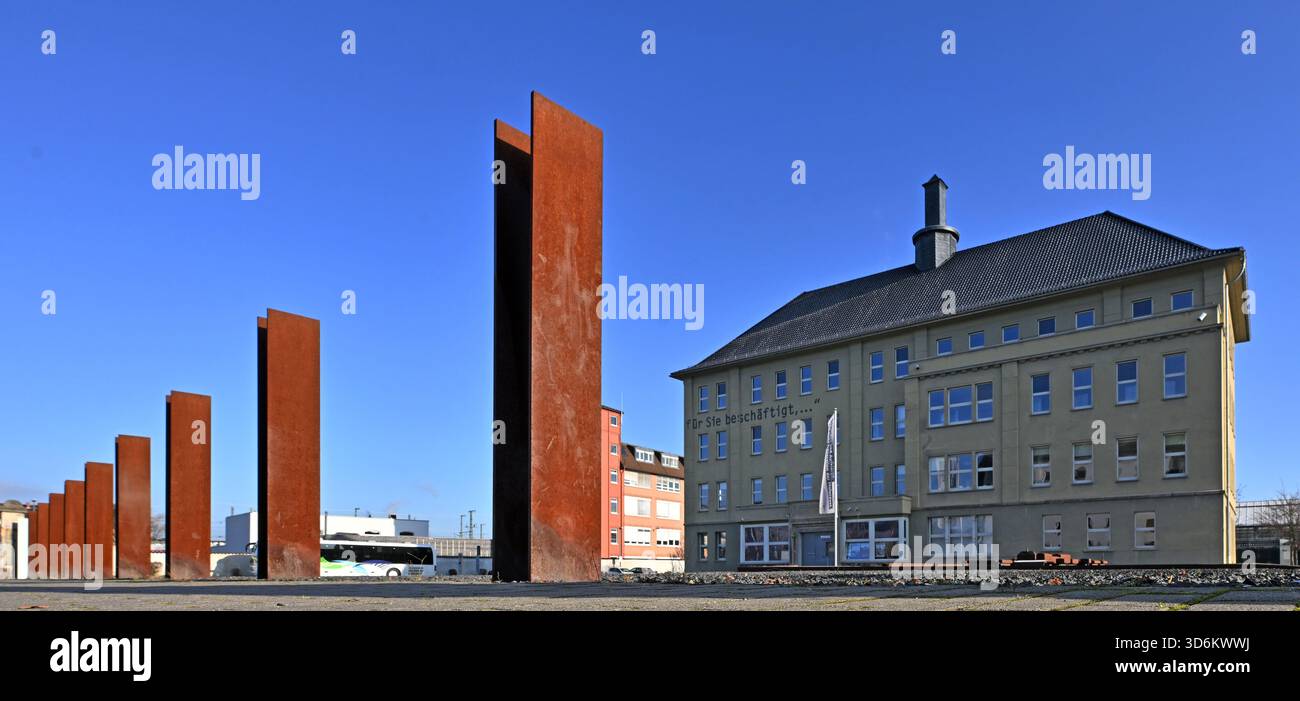 21 November 2025, Thuringia, Erfurt: The Topf & Sons memorial site. The ...