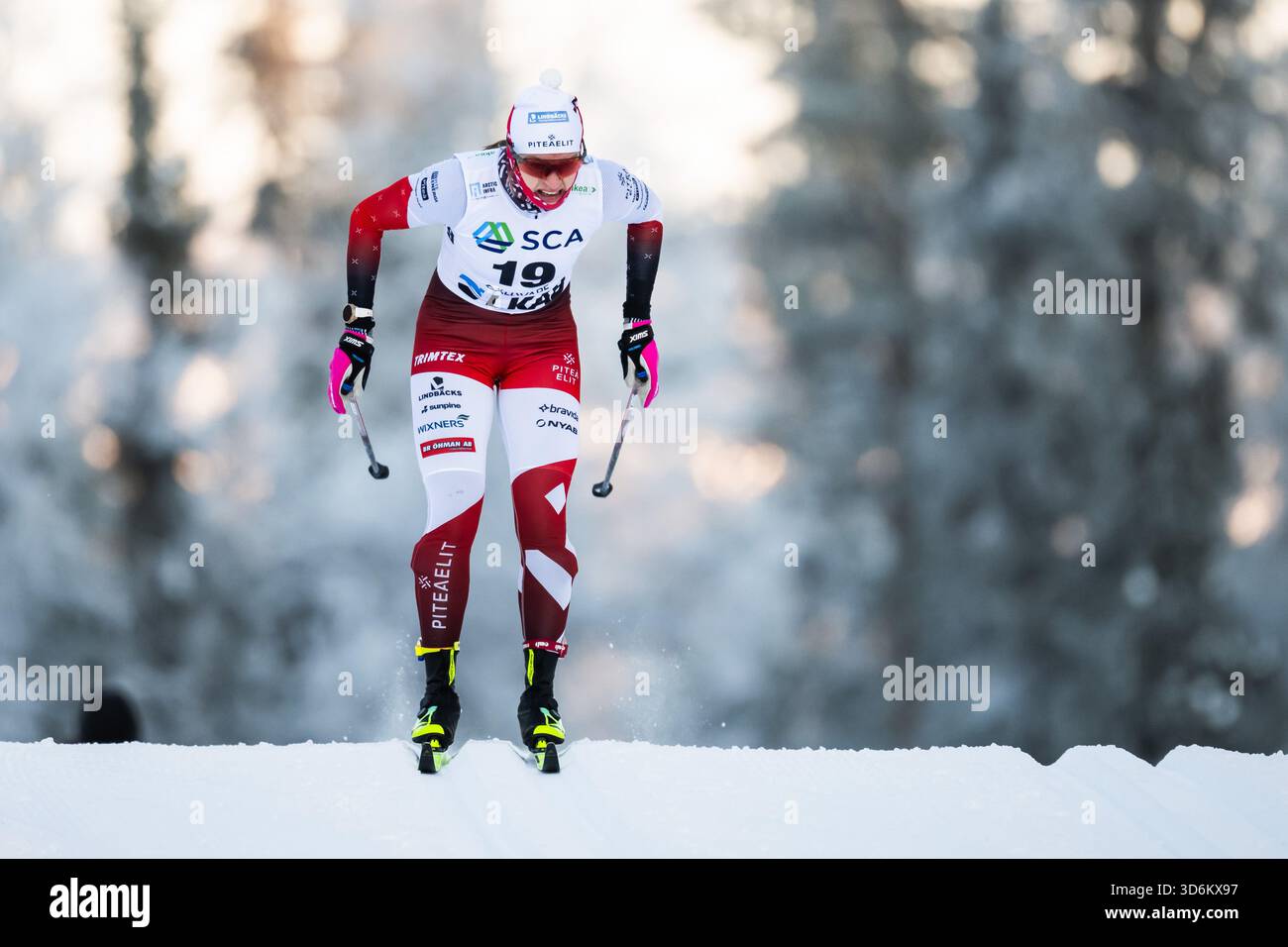 251121 Sofia Henriksson, Piteå Elit SK, competes in the women's sprint ...