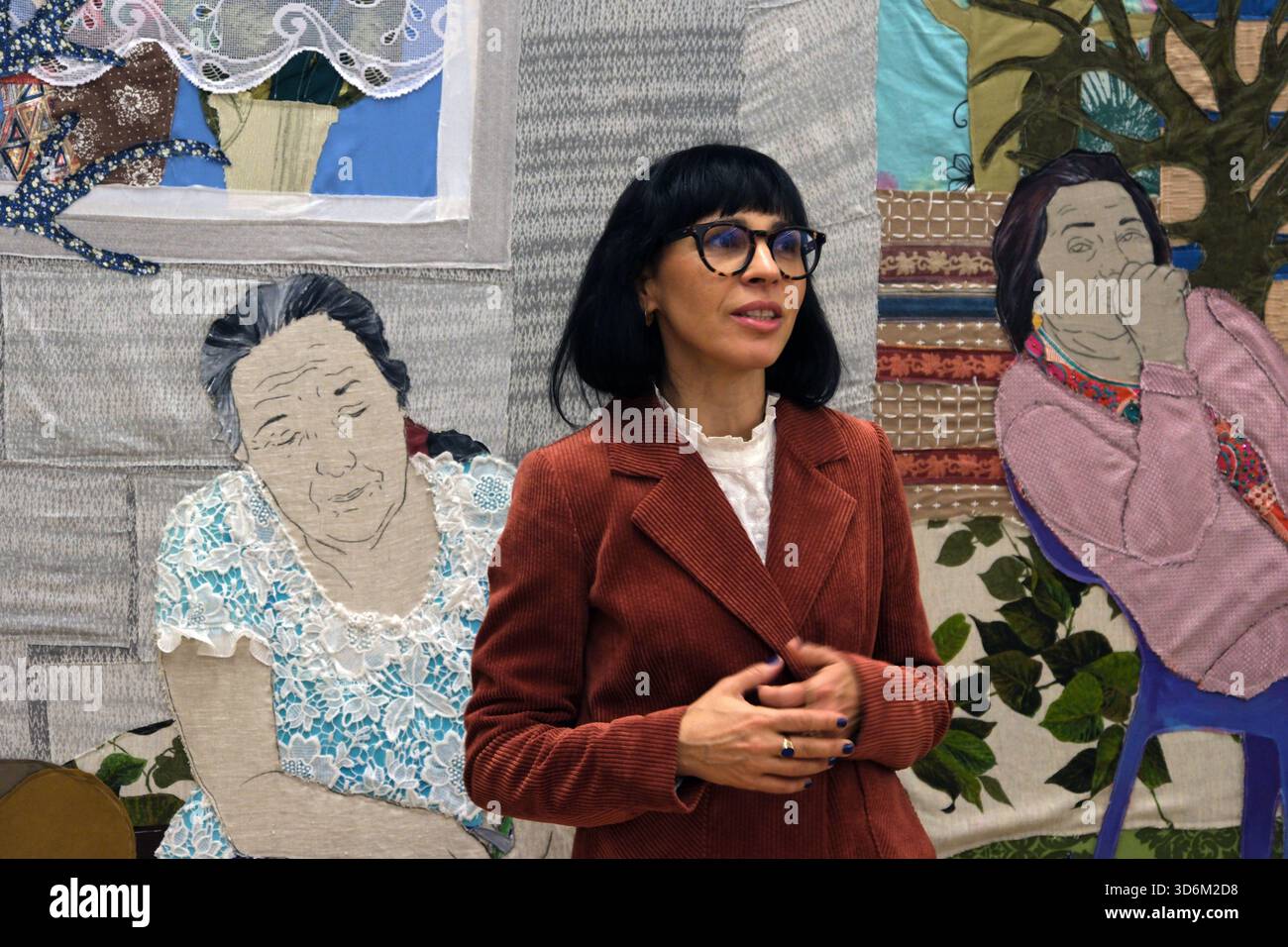 RECORD DATE NOT STATED Malgorzata Mirga-Tas vor einem ihrer großen ...