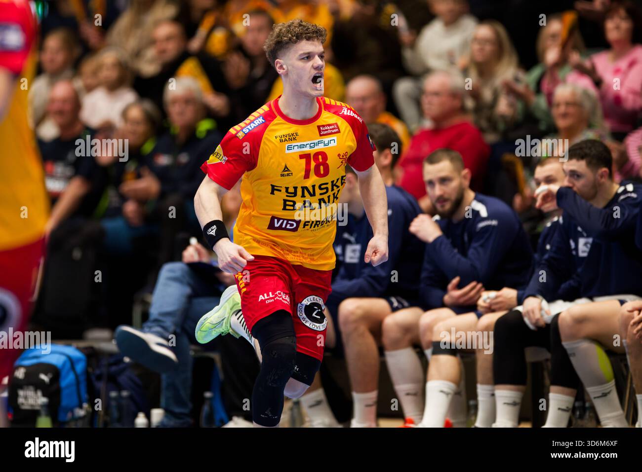 Svendborg, Denmark. 20th, November 2025. Oli Mittun (78) of GOG seen ...