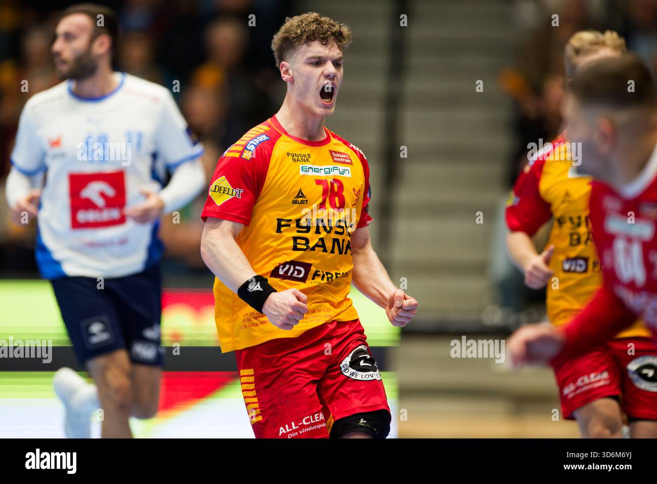 Svendborg, Denmark. 20th, November 2025. Oli Mittun (78) of GOG seen ...