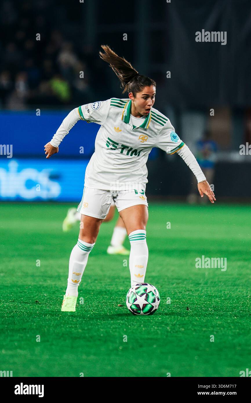 Giulia Dragoni (AS Roma, #15) in action with the ball UEFA Women's ...