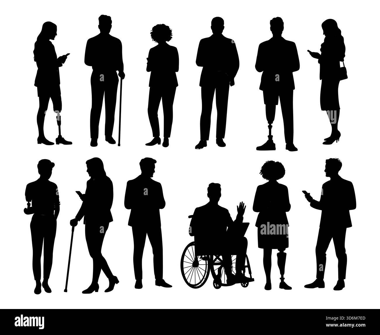 Human figure composition Stock Vector Images - Alamy