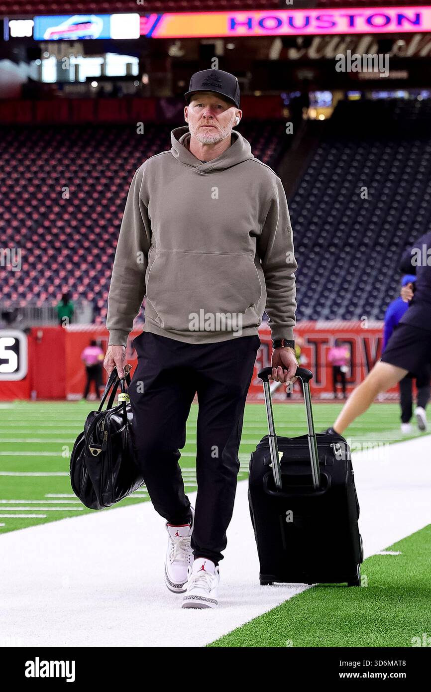 Buffalo Bills head coach Sean McDermott arrives prior to an NFL ...
