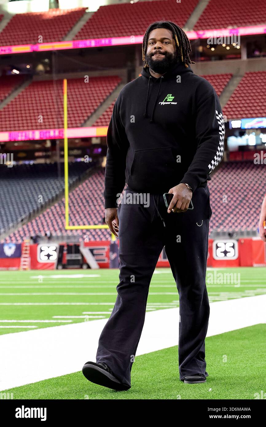 Buffalo Bills defensive tackle Jordan Phillips arrives prior to an NFL ...