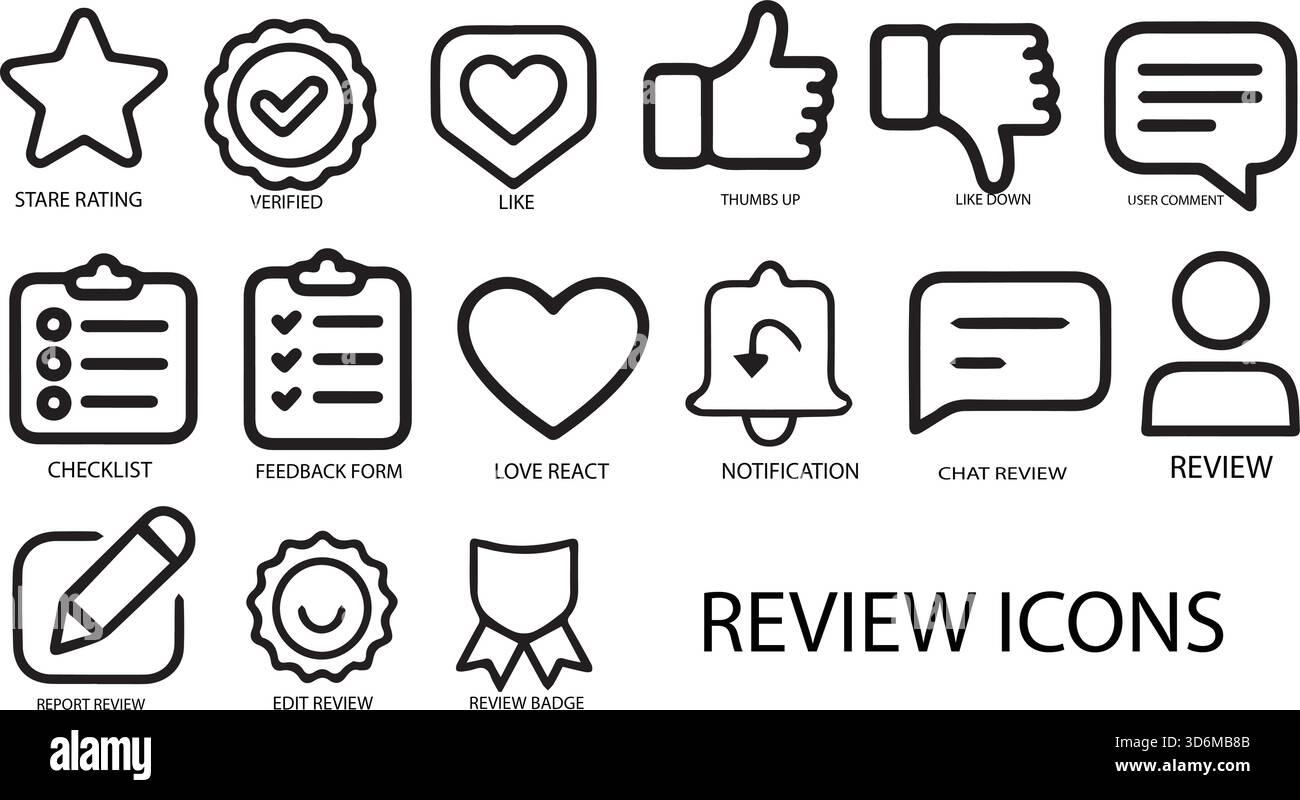 Star rating illustration stock Cut Out Stock Images & Pictures - Alamy