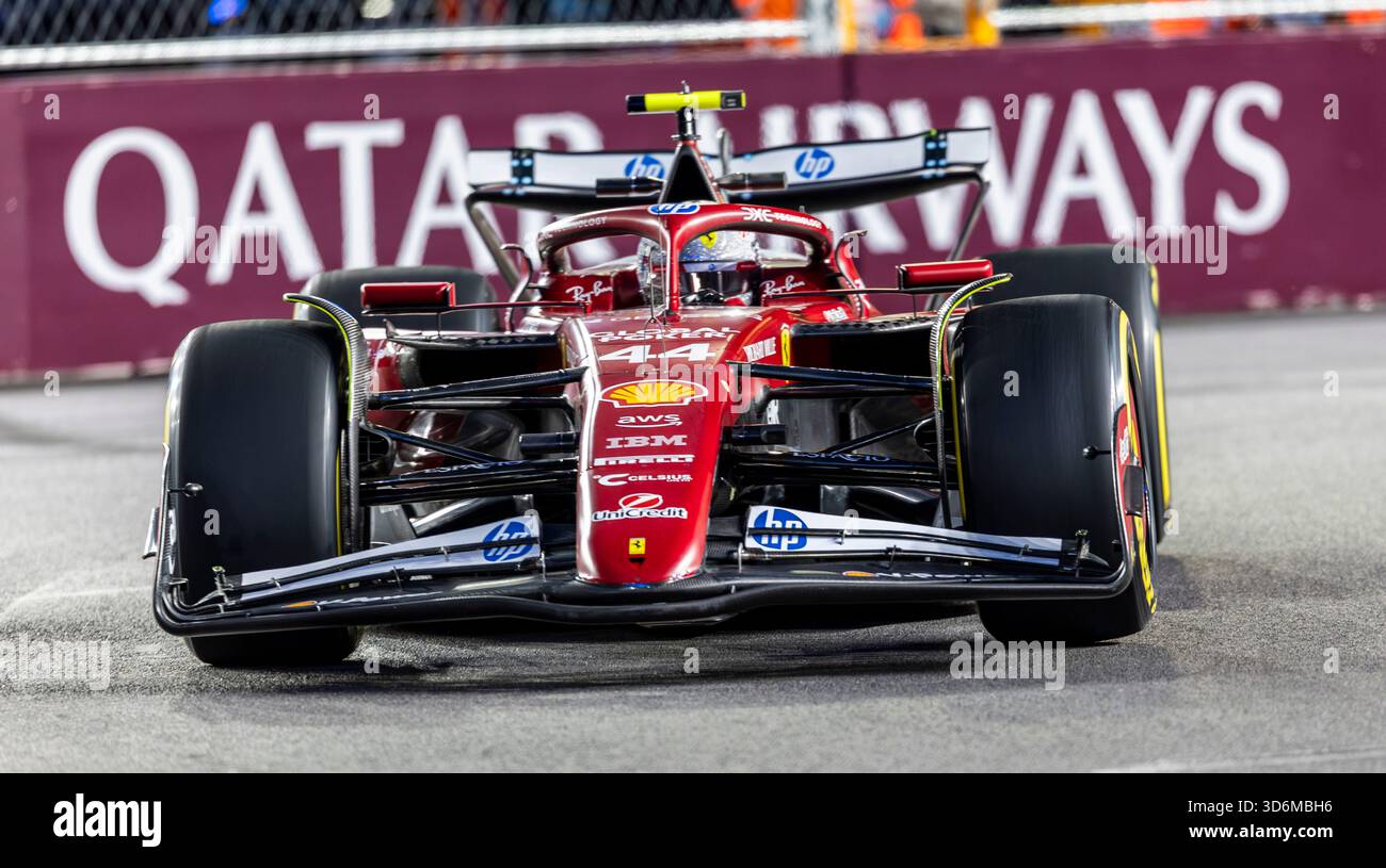 November 20 2025 Las Vegas NV, U.S.A. Ferrari driver Lewis Hamilton (44 ...