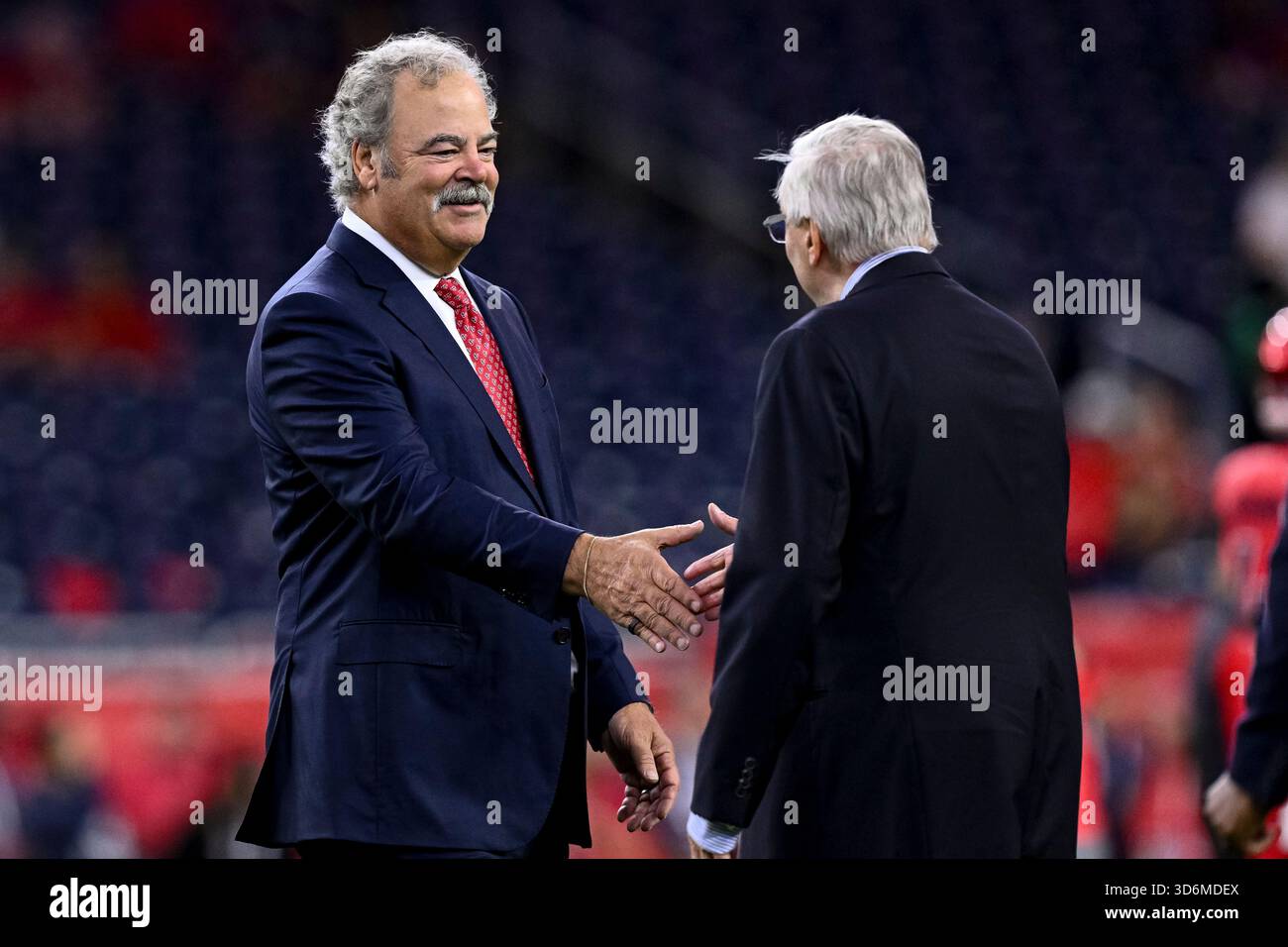 Houston Texans Chair and Chief Executive Officer Cal McNair, left, and ...