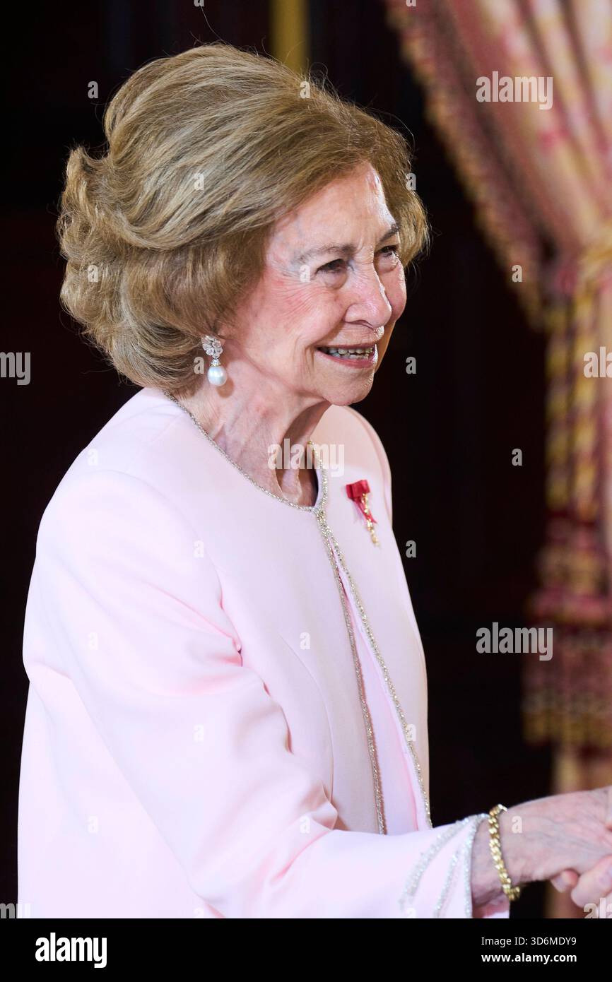 Madrid. Spain. 20251121, The former Queen Sofia attends the Delivery of ...