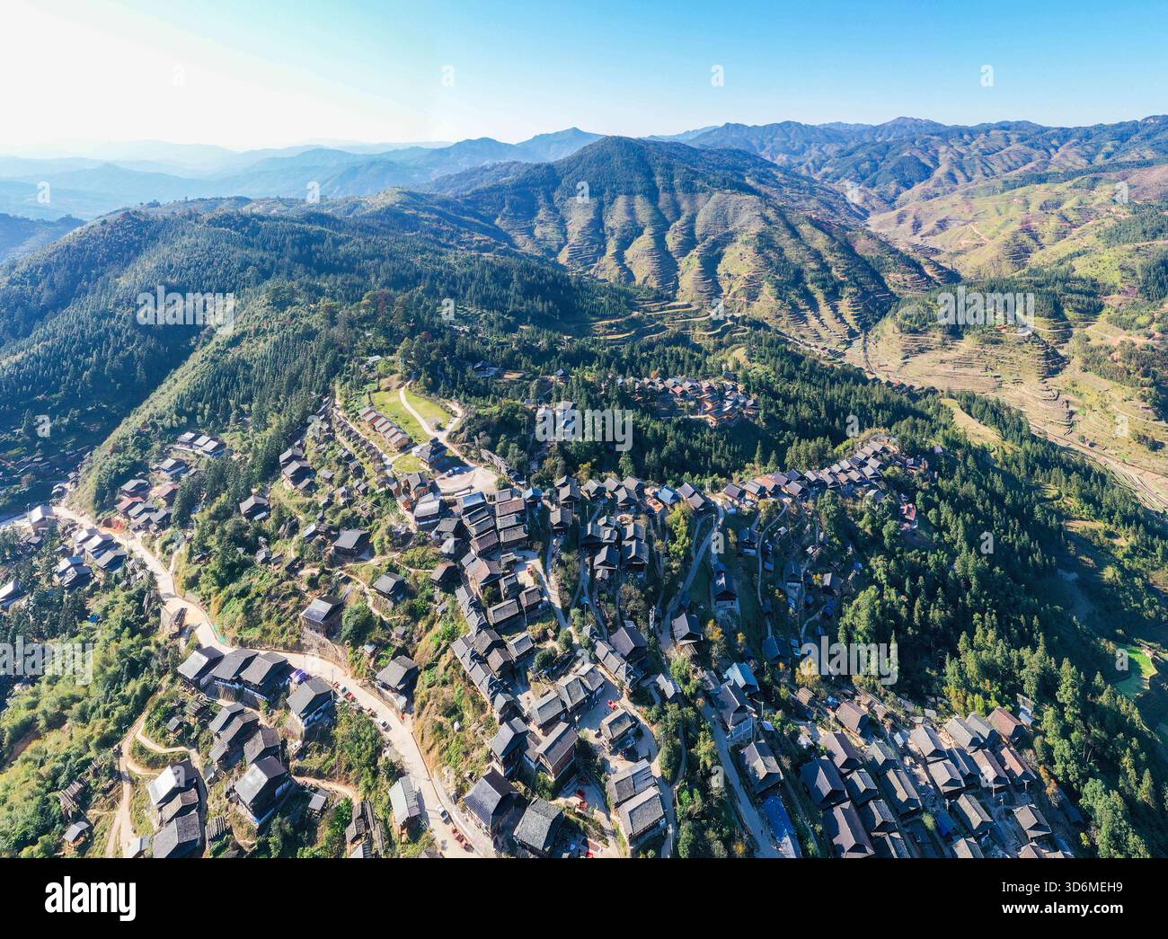 CONGJIANG, CHINA - NOVEMBER 21, 2025 - The Miao ethnic characteristic ...