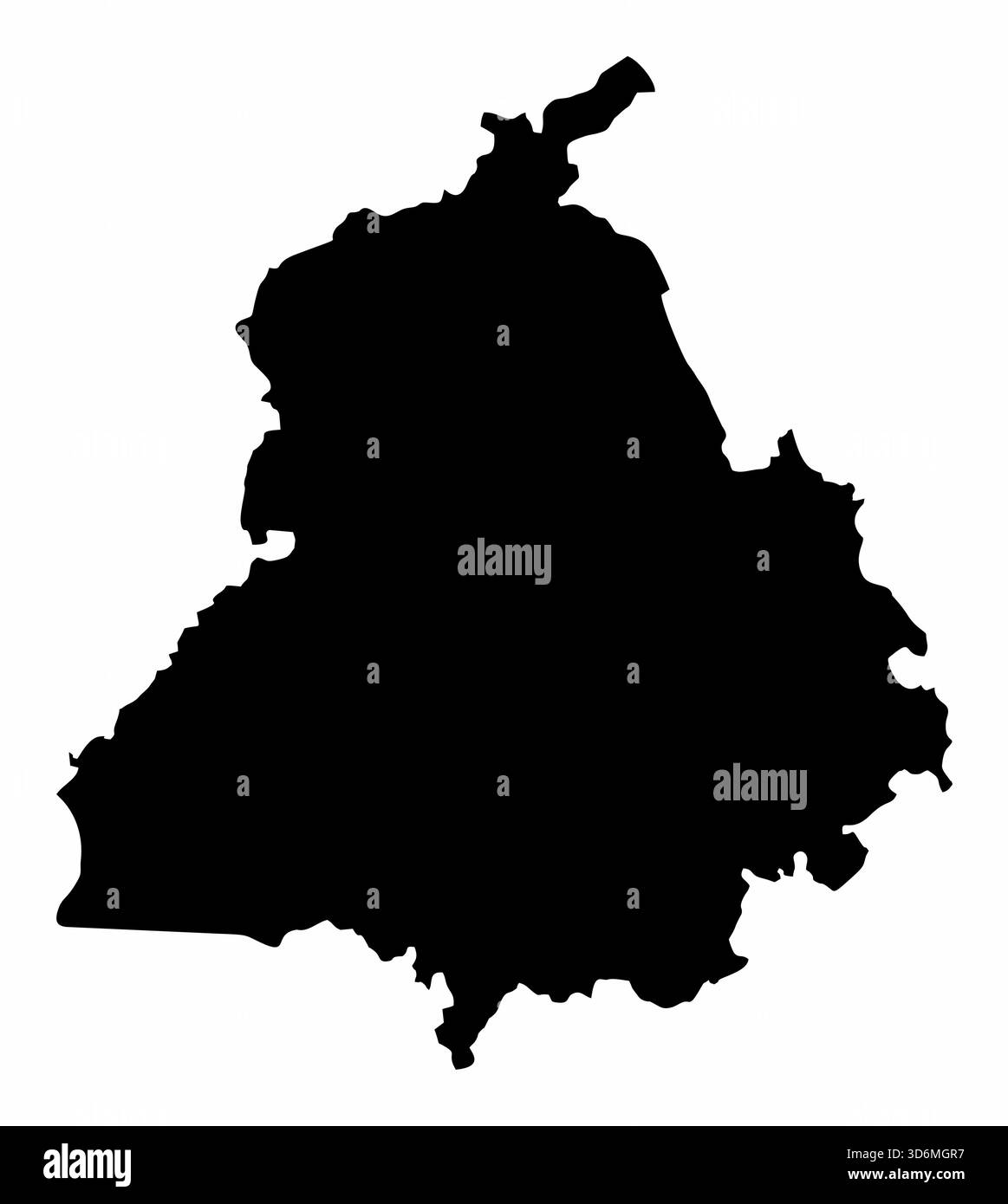 Indian political map outline Black and White Stock Photos & Images - Alamy