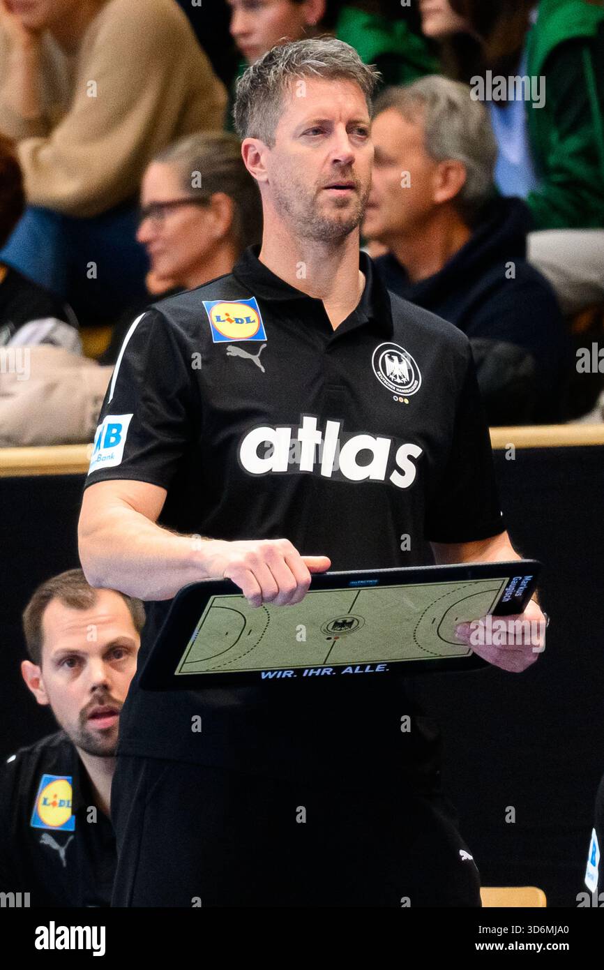 20 November 2025, Switzerland, St. Gallen: Handball, Women ...