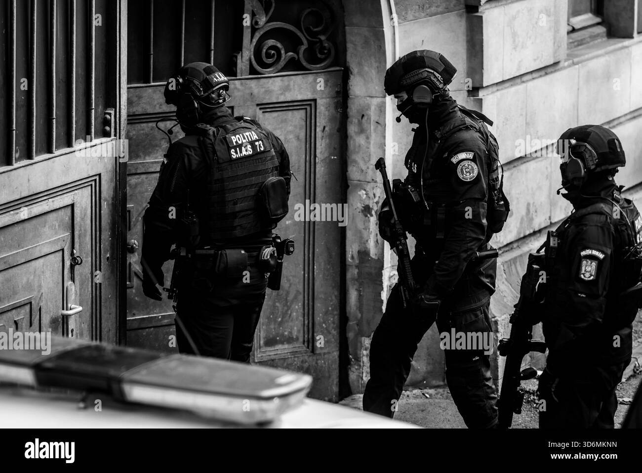 Bucharest, Romania - November 21, 2025: Romanian Police Special Forces ...