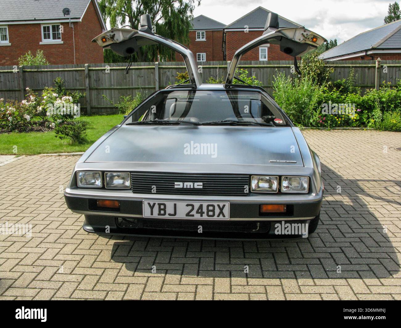 Back to the future delorean dashboard hi-res stock photography and ...