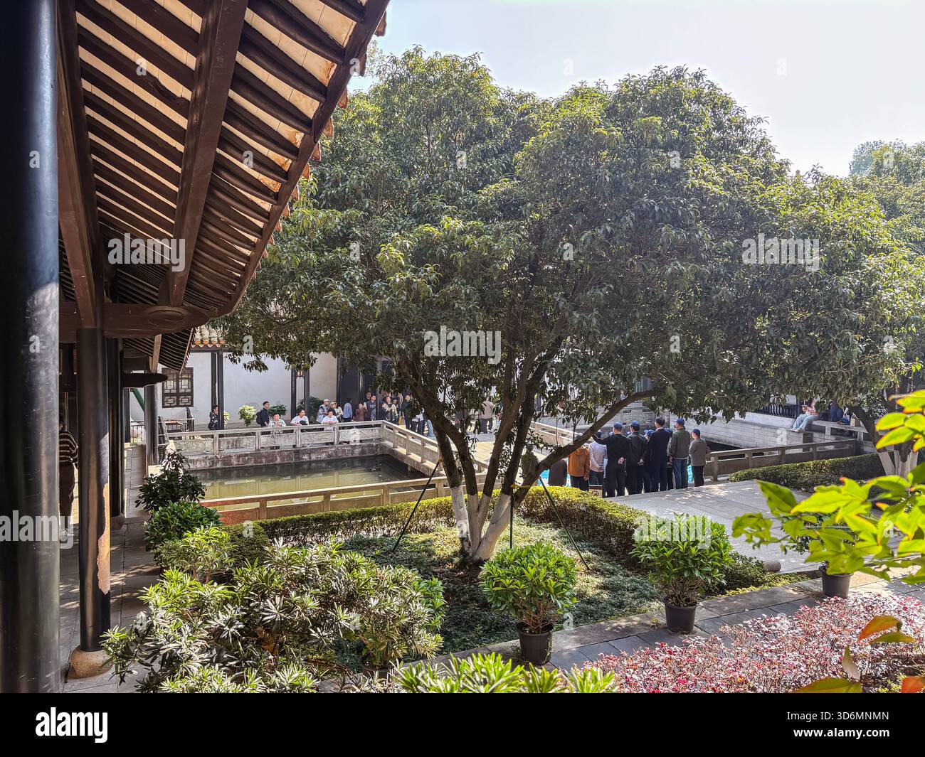 Yuelu Academy, Changsha, China. View of the historic educational ...