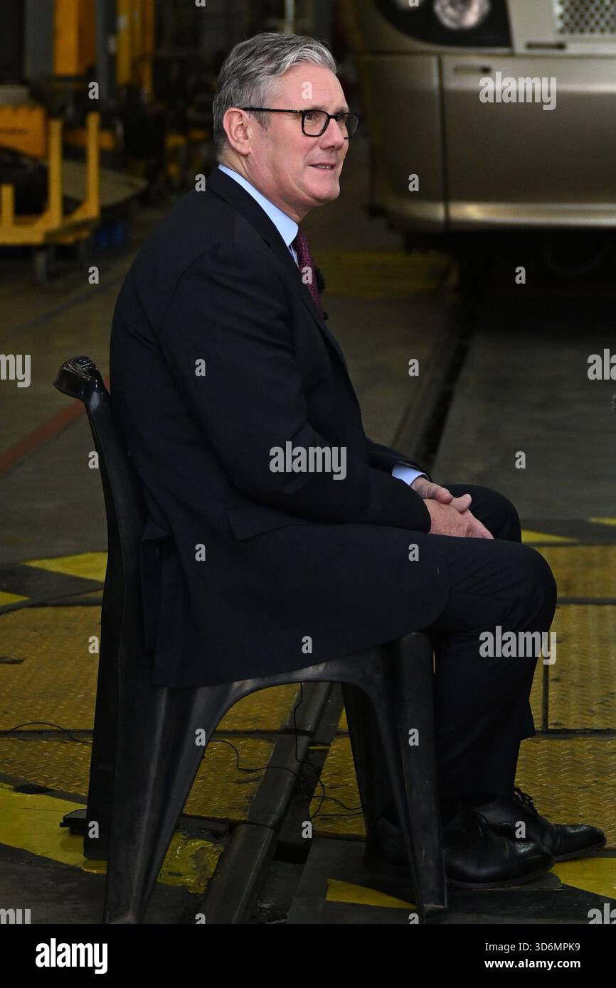 Prime Minister Sir Keir Starmer is interviewed by Chris Hope from GB ...