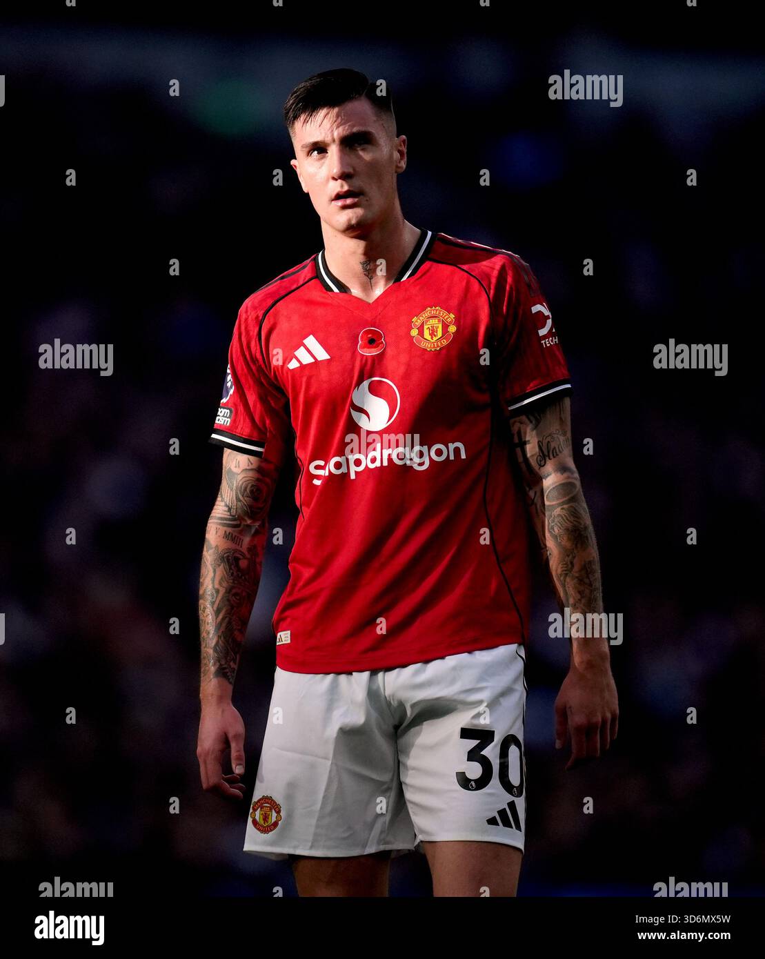 File photo dated 08-11-2025 of Benjamin Sesko. Manchester United ...