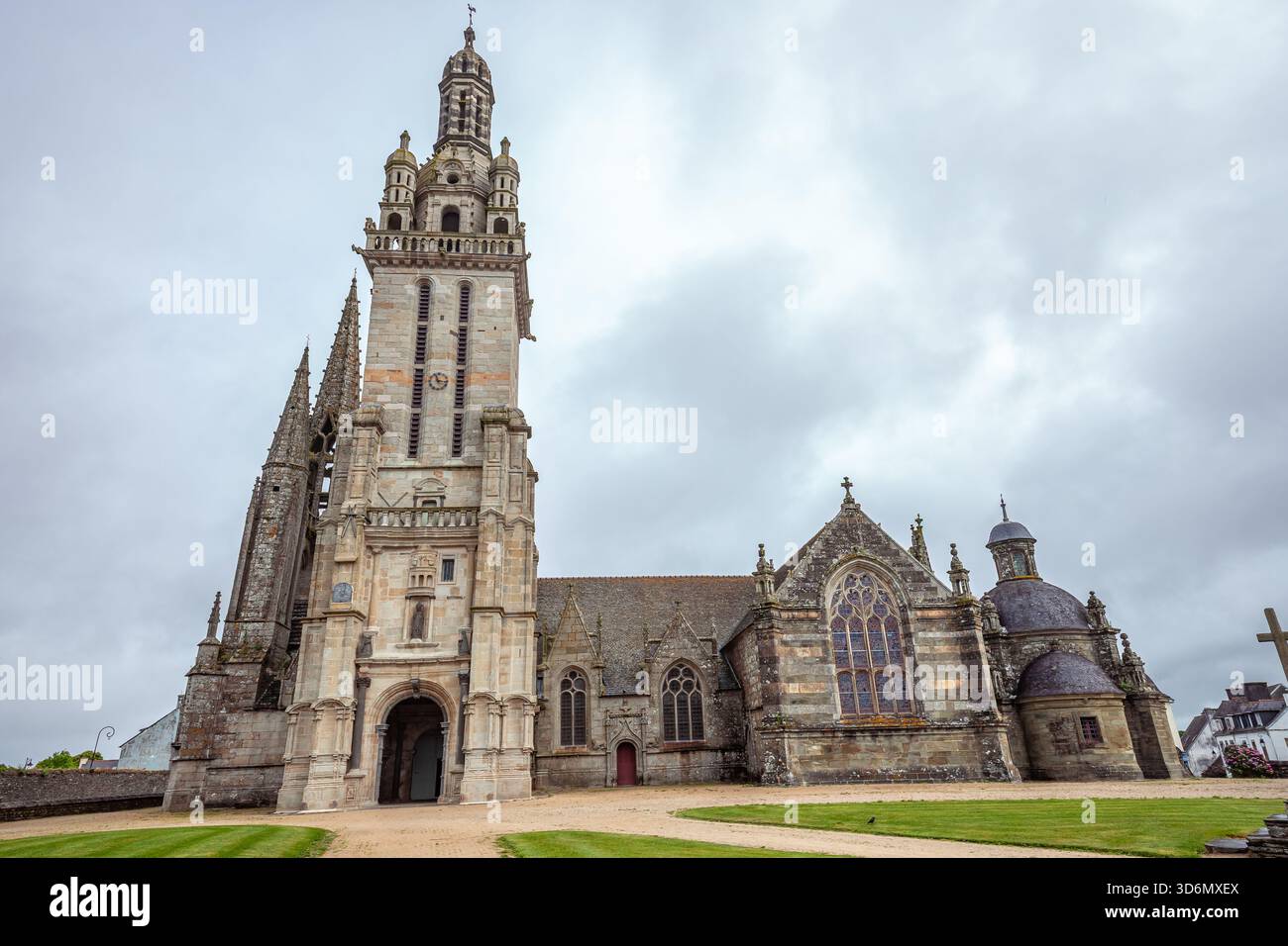 PLEYVEN, FINISTERE, BRITTANY, FRANCE, JUNE 27, 2025 : exteriors and ...
