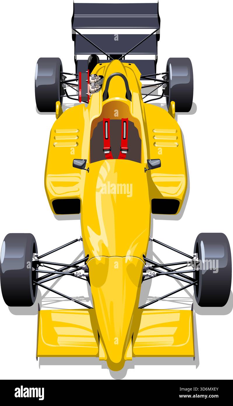 Vector Race car isolated. Available EPS-10 vector format separated by ...