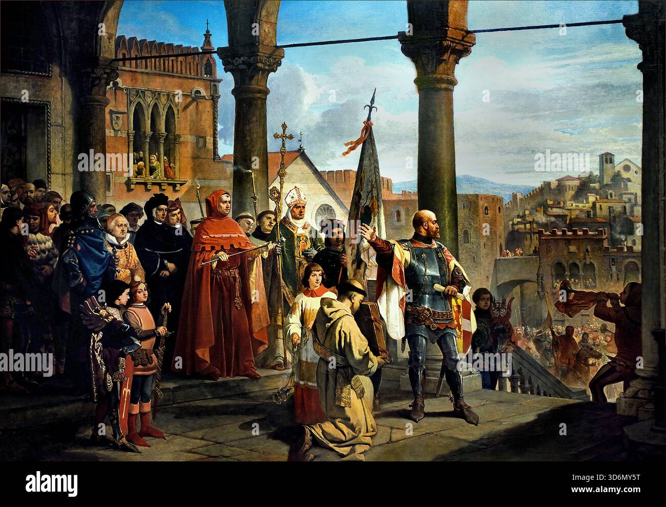 Submission of trieste to the duke of austria i hi-res stock photography ...