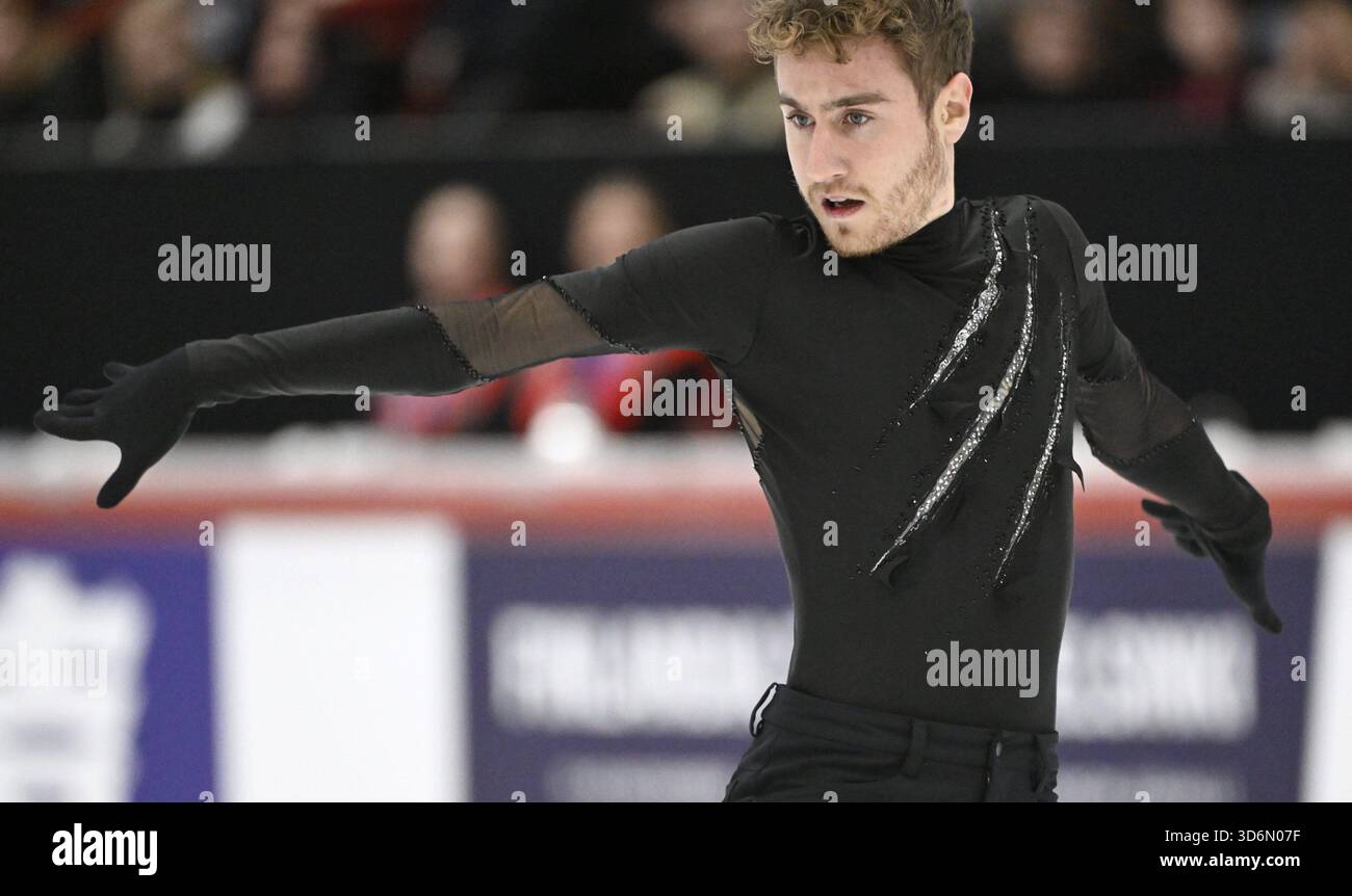 Matteo Rizzo of Italy performs in the Men's Short Program during the ...