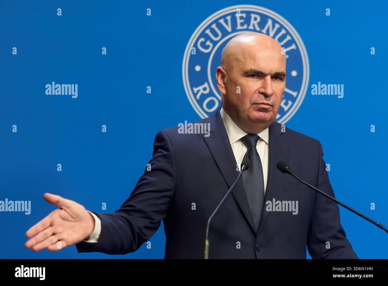 Ilie Bolojan Press Conference, Bucharest, Romania Bucharest, Romania ...