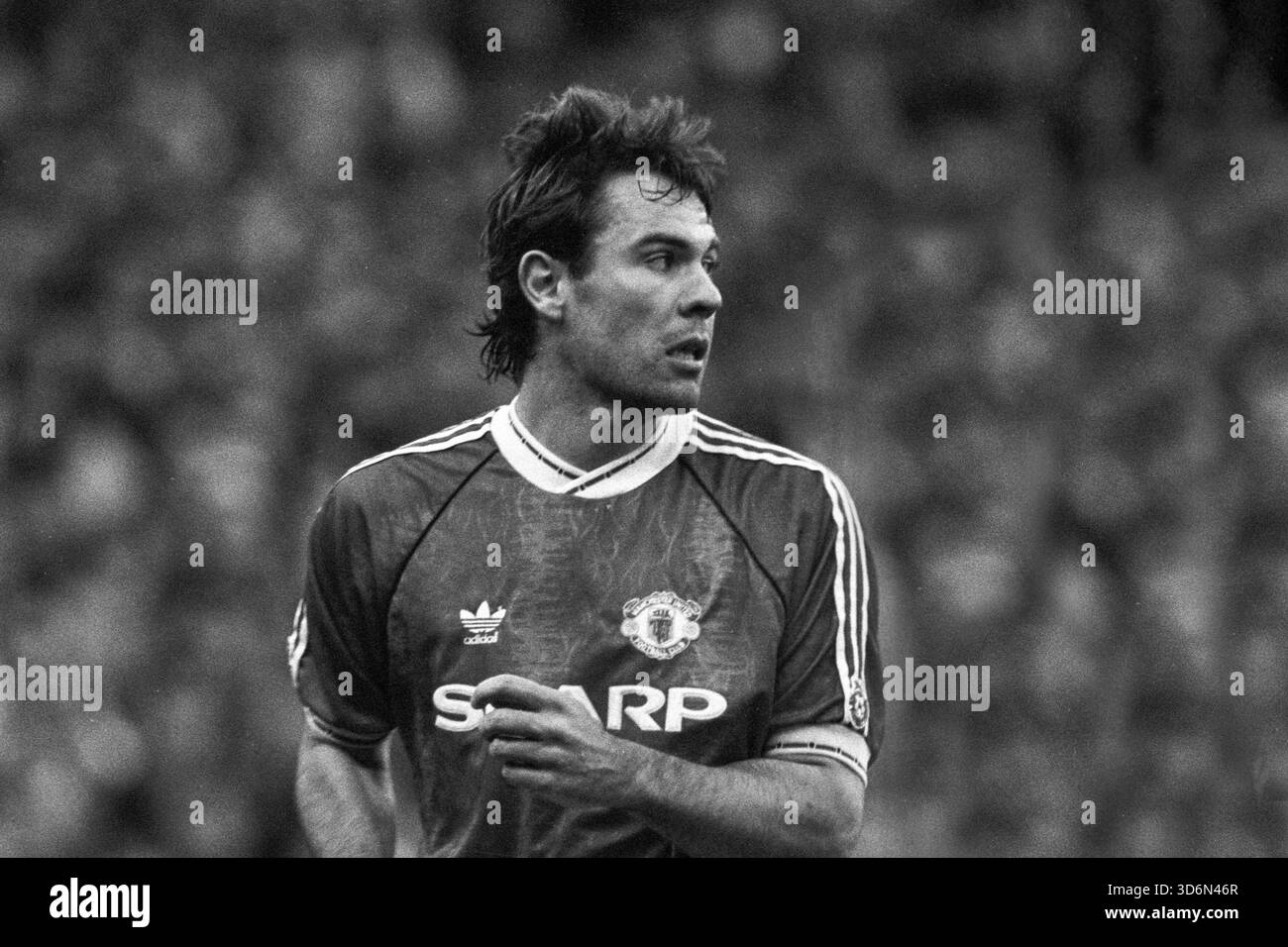 Brian McClair Manchester United Player Match Action Football former ...