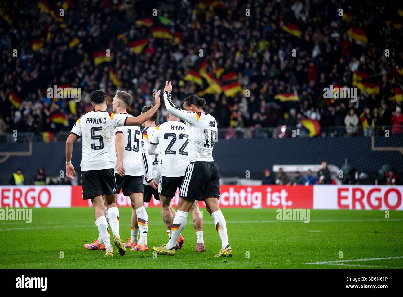 Aleksandar Pavlovic (Germany, #05), Nico Schlotterbeck (Germany, #15 ...