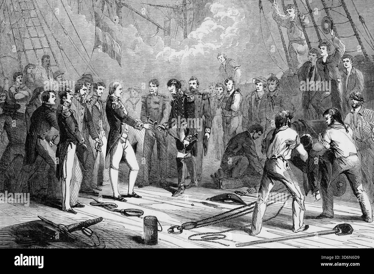 Die Schlacht von St. Kitts, auch bekannt als die Schlacht von Frigate ...