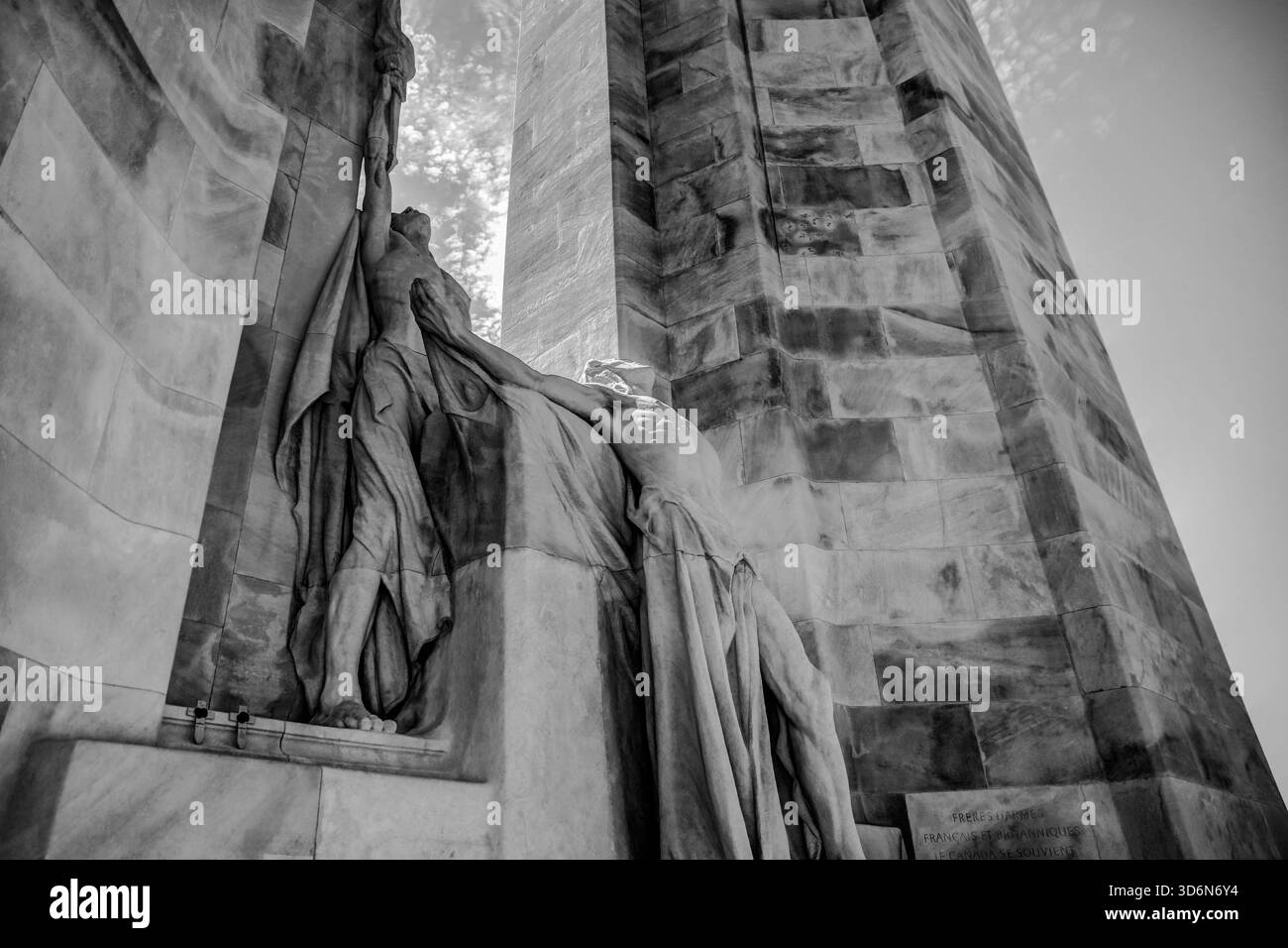 Canadian National Vimy Ridge Memorial in northern France, commemorating ...