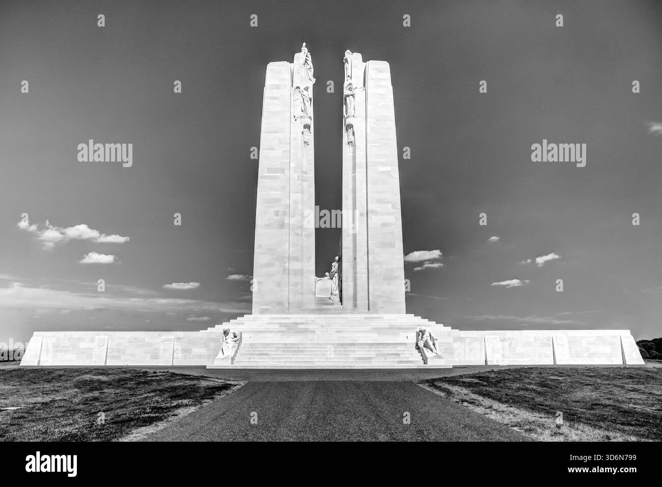 Canadian National Vimy Ridge Memorial in northern France, commemorating ...