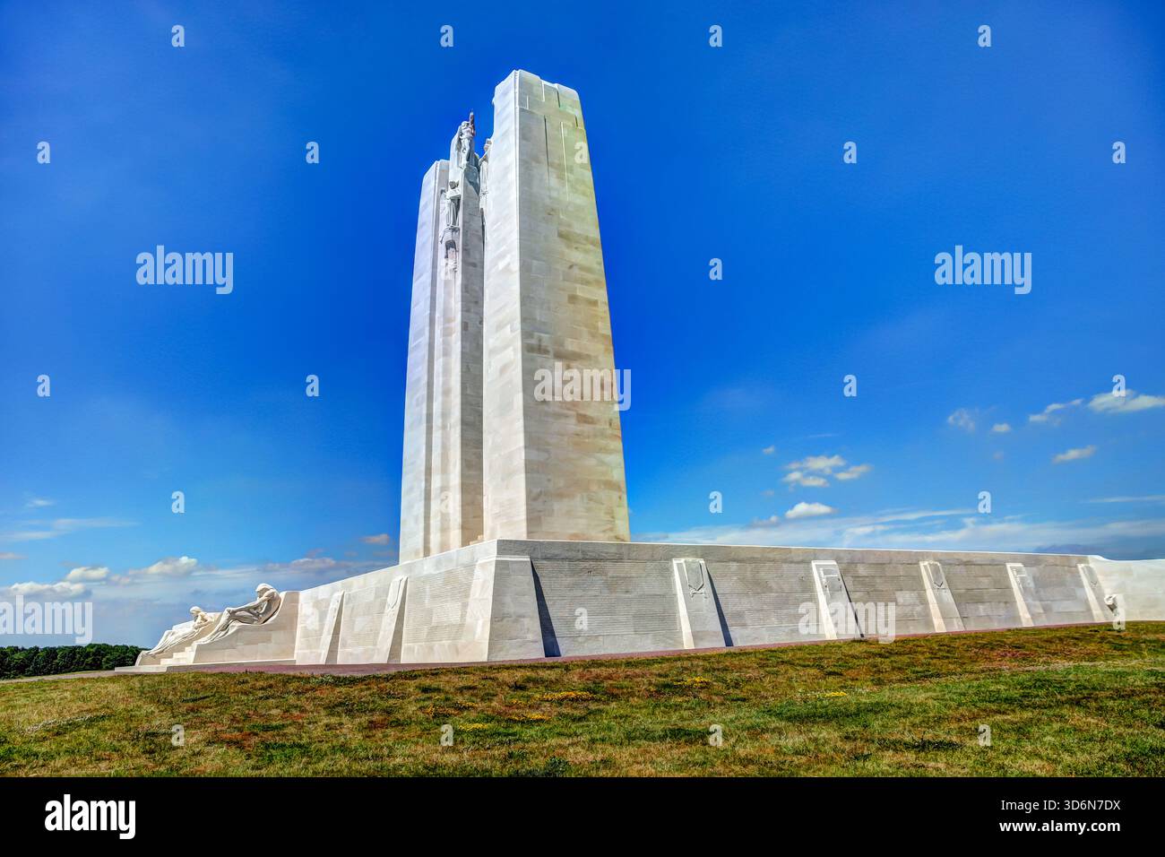 Canadian National Vimy Ridge Memorial in northern France, commemorating ...