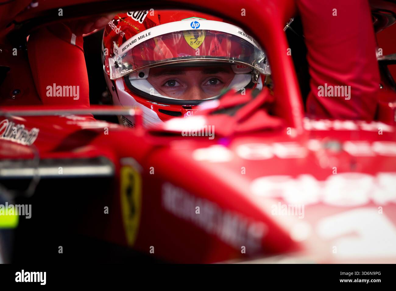 Charles Leclerc of Ferrari during the Formula 1 Heineken Las Vegas ...