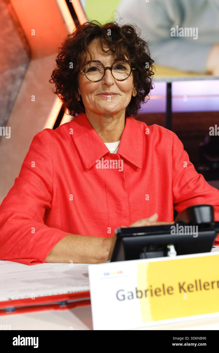 Gabriele Kellermann at the 30th RTL Donation Marathon 2025 in Studio 8 ...