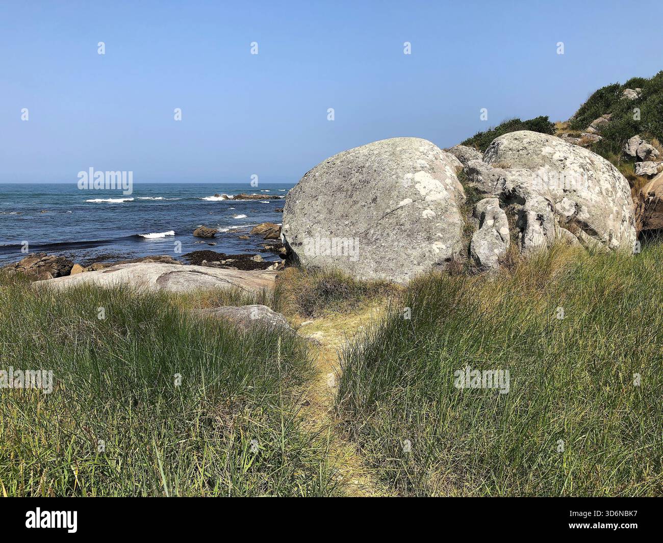 Carreço, Portugal - July 1, 2025: Coastal geological formation ...