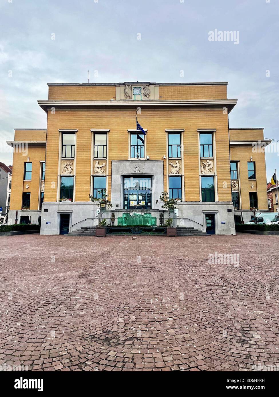 Koekelberg Municipal Hall, a historic landmark blending classic ...