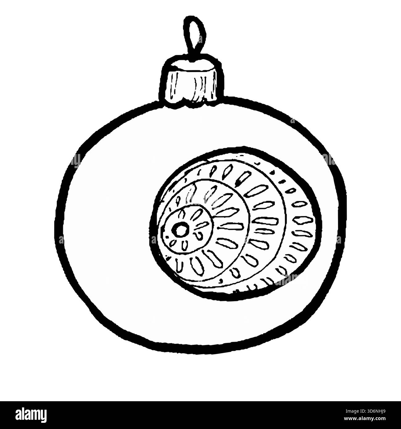 Glass ball on tree Black and White Stock Photos & Images - Alamy