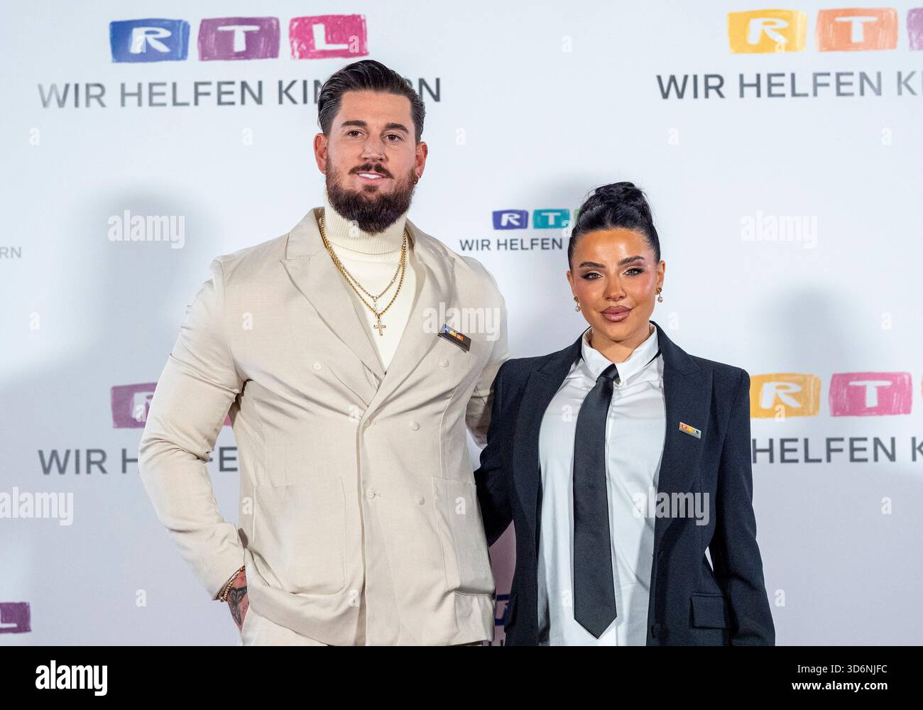 Reality-TV-Teilnehmer Mike Heiter und Leyla Heiter beim 30. RTL ...