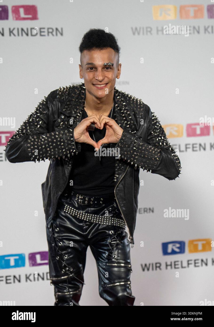 Sänger Prince Damien beim 30. RTL-Spendenmarathon 2025 im Studio 8 der ...