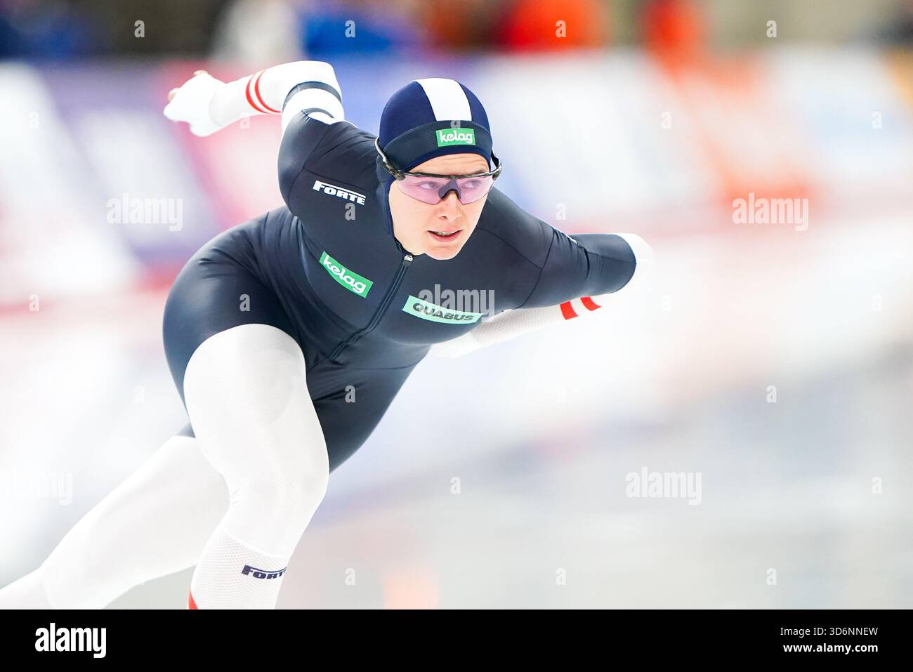 CALGARY, CANADA - NOVEMBER 21: Vanessa Herzog of Austria during the ISU ...