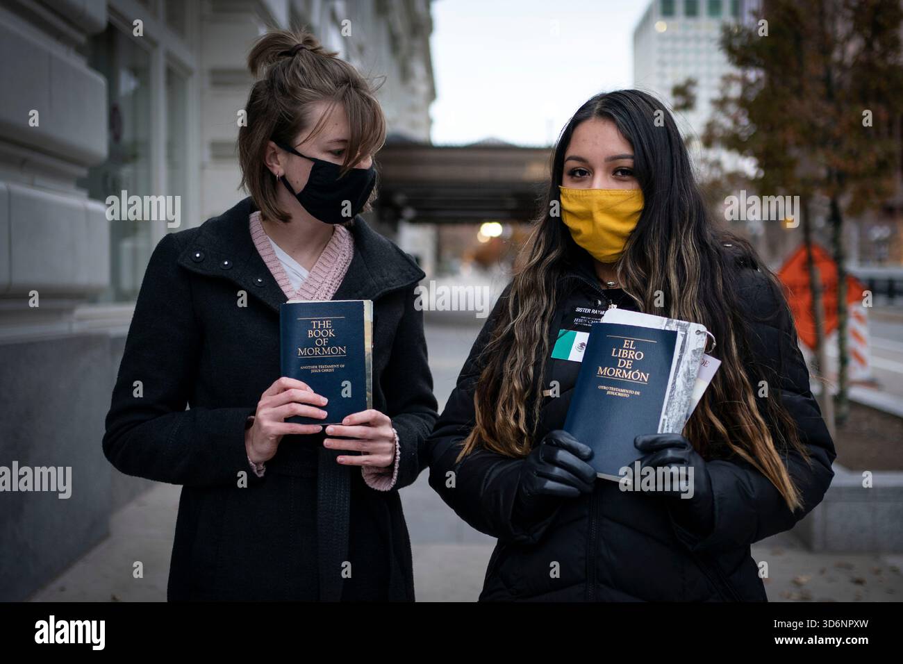 FILE - Sister Palmer 19, right, and Sister Raymundo pose for a portrait ...