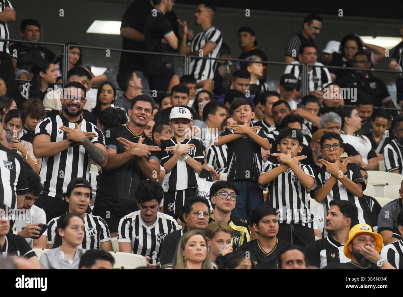Arena Castelão Ceara fans during the Campeonato Brasileiro game between ...